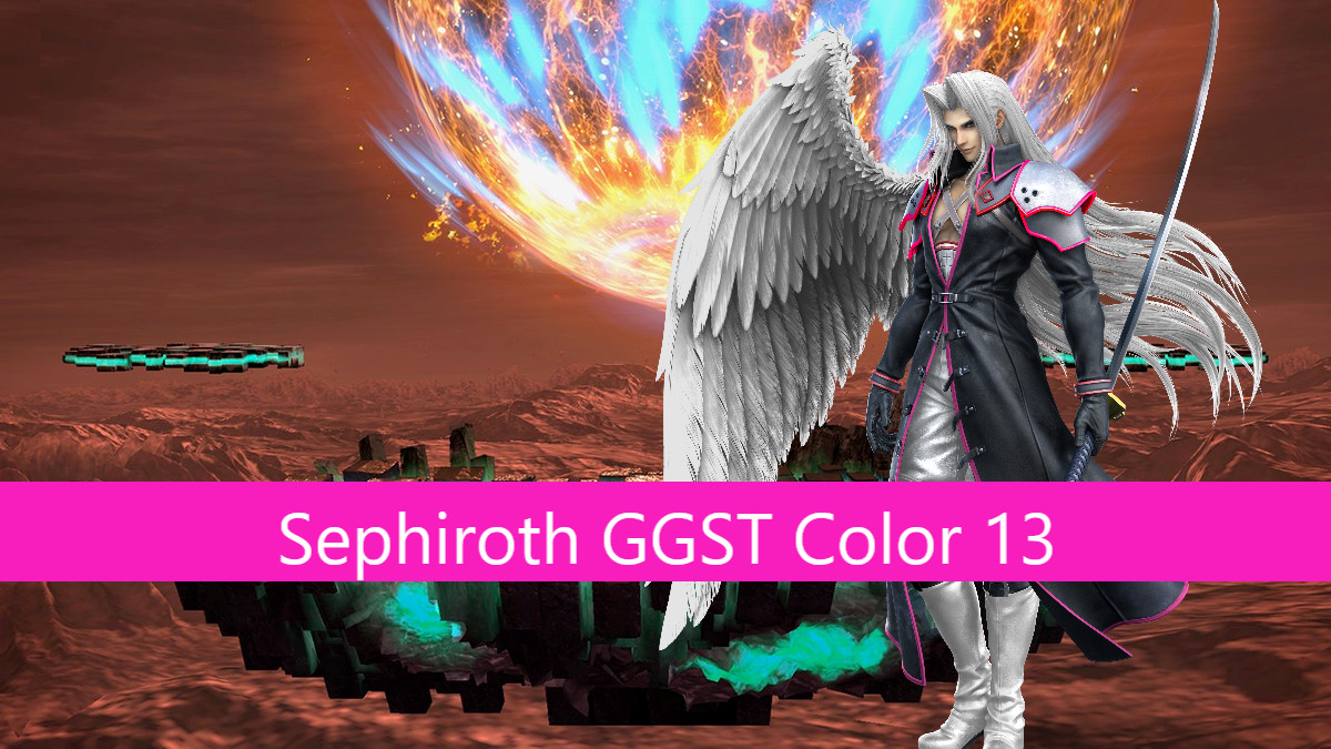 GGST Color 13 Sephiroth Mod for Super Smash Bros. Ultimate | SSBU Mods