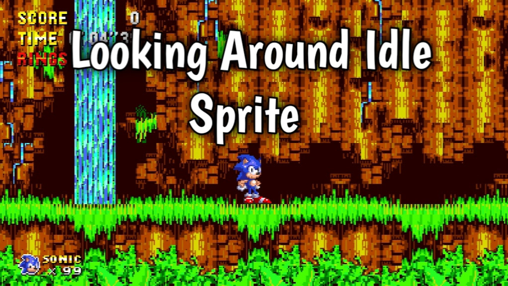 Looking Around Idle Sprite Mod for Sonic 3 A.I.R. | S3AIR Mods