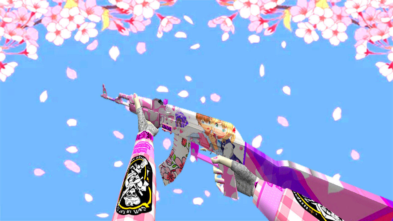 AK-47 Sakura And Sweet Dream Mod for Counter-Strike 1.6 | CS1.6 Mods