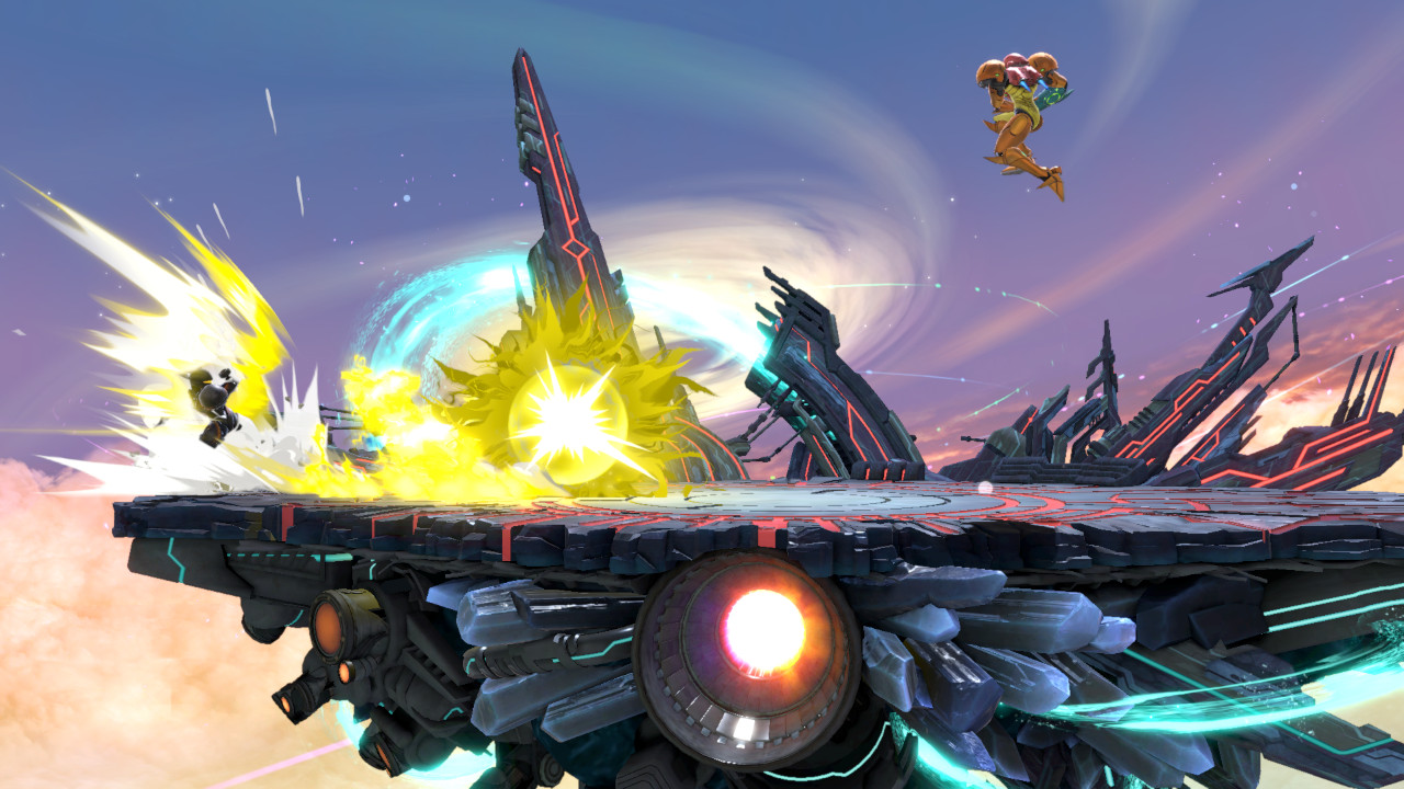 Dark Samus Gold Effects Mod for Super Smash Bros. Ultimate | SSBU Mods