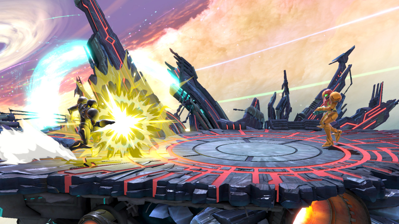 Dark Samus Gold Effects Mod for Super Smash Bros. Ultimate | SSBU Mods