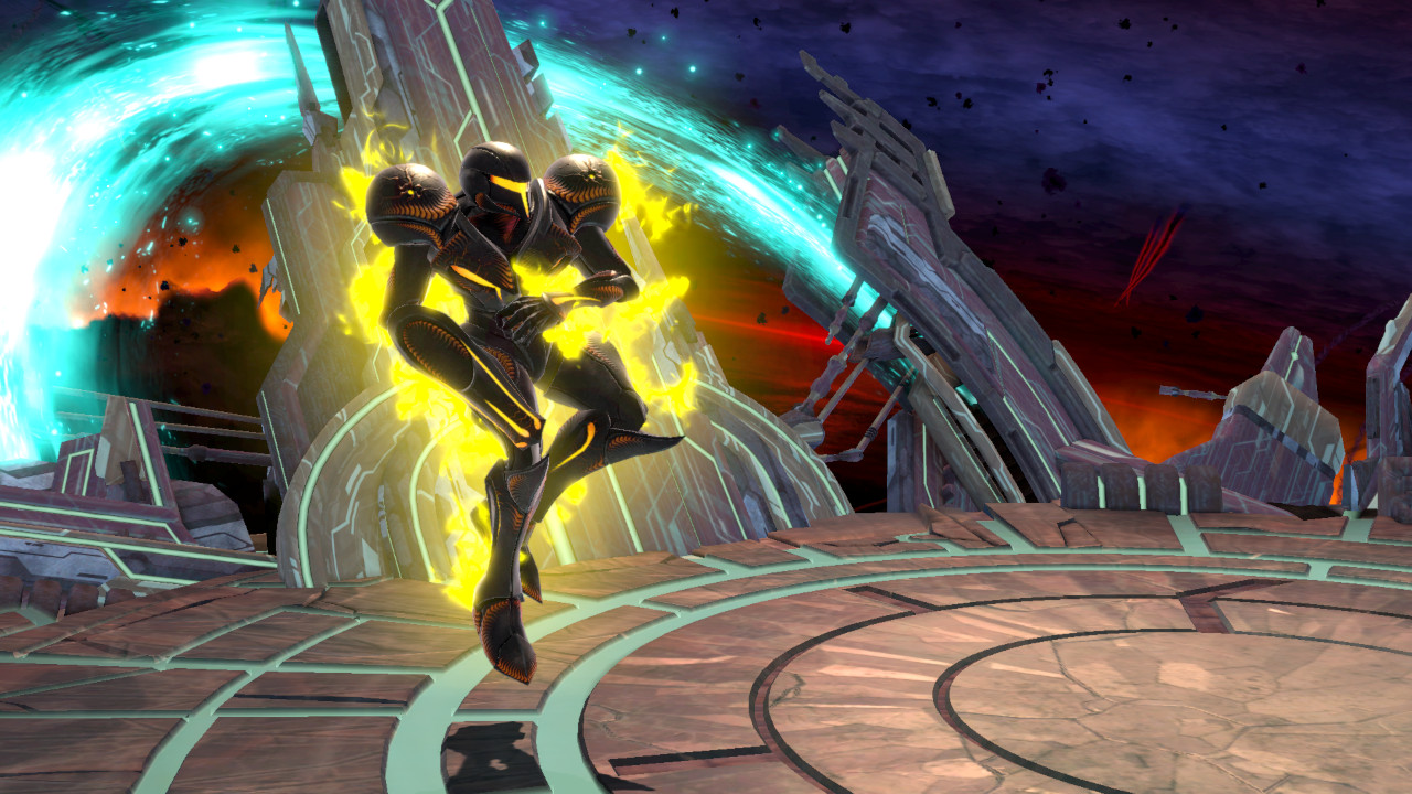 Dark Samus Gold Effects Mod for Super Smash Bros. Ultimate | SSBU Mods