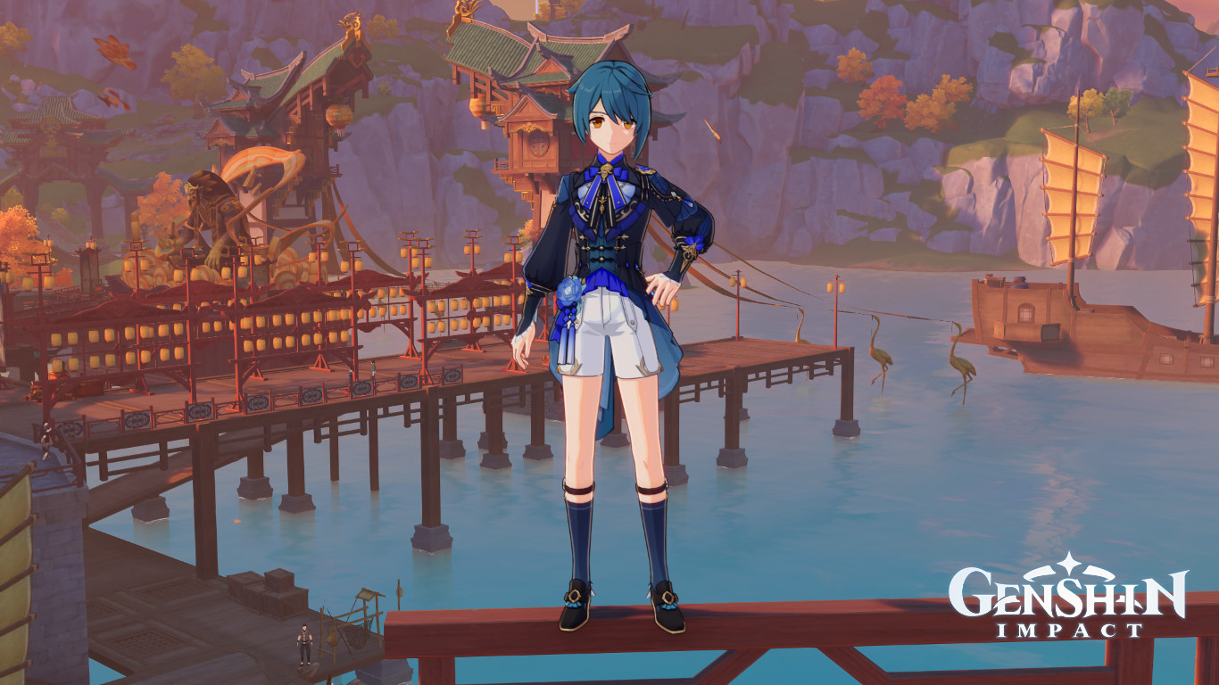 Shorters Shorts for Xingqiu's skin Mod for Genshin Impact | GI Mods