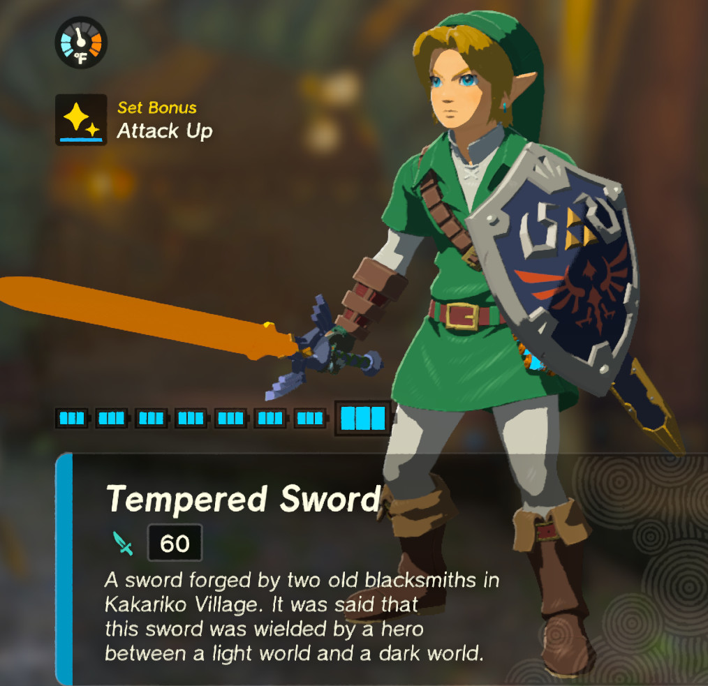 Tempered Sword in alltp Mod for The Legend of Zelda: Tears of the ...