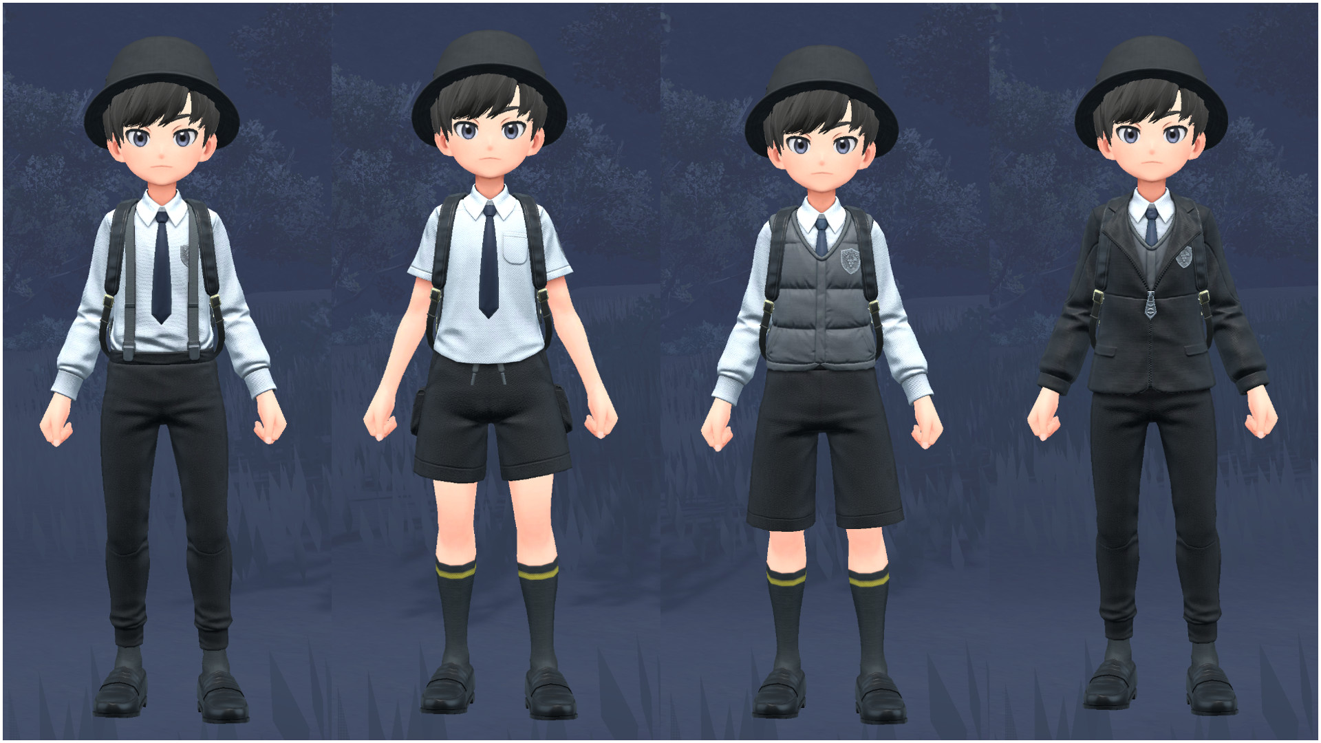 Black School Uniform Mod for Pokemon Scarlet & Violet | PKMN SV Mods