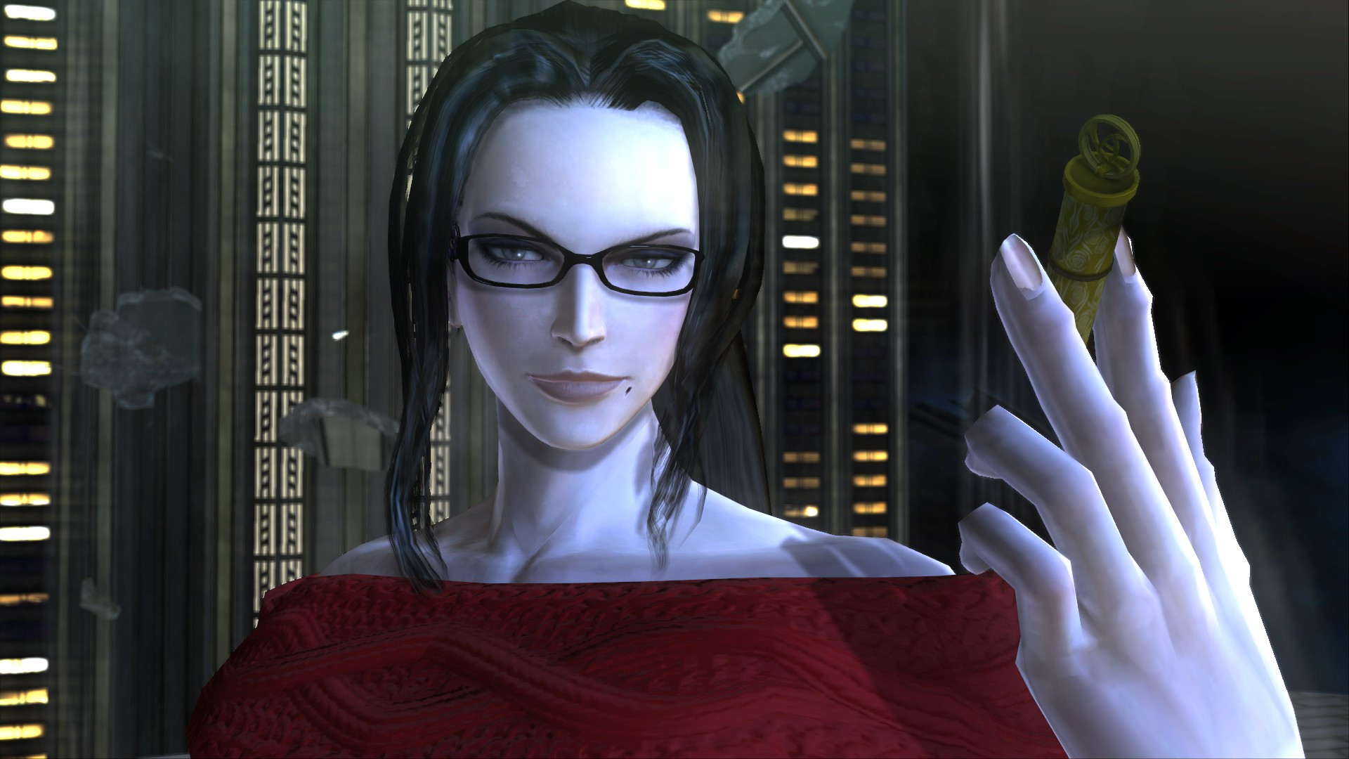 Red & Black Casual Outfit Mod for Bayonetta | BAYO PC Mods