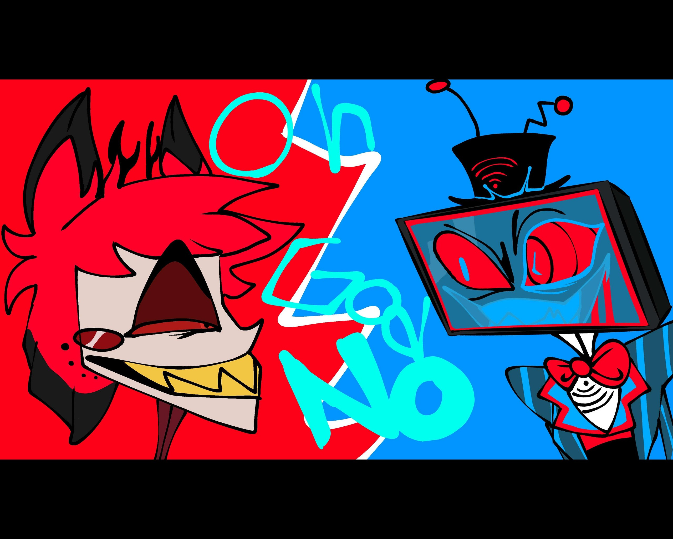 Oh God No but Alastor and Vox sing it Mod for Friday Night Funkin ...