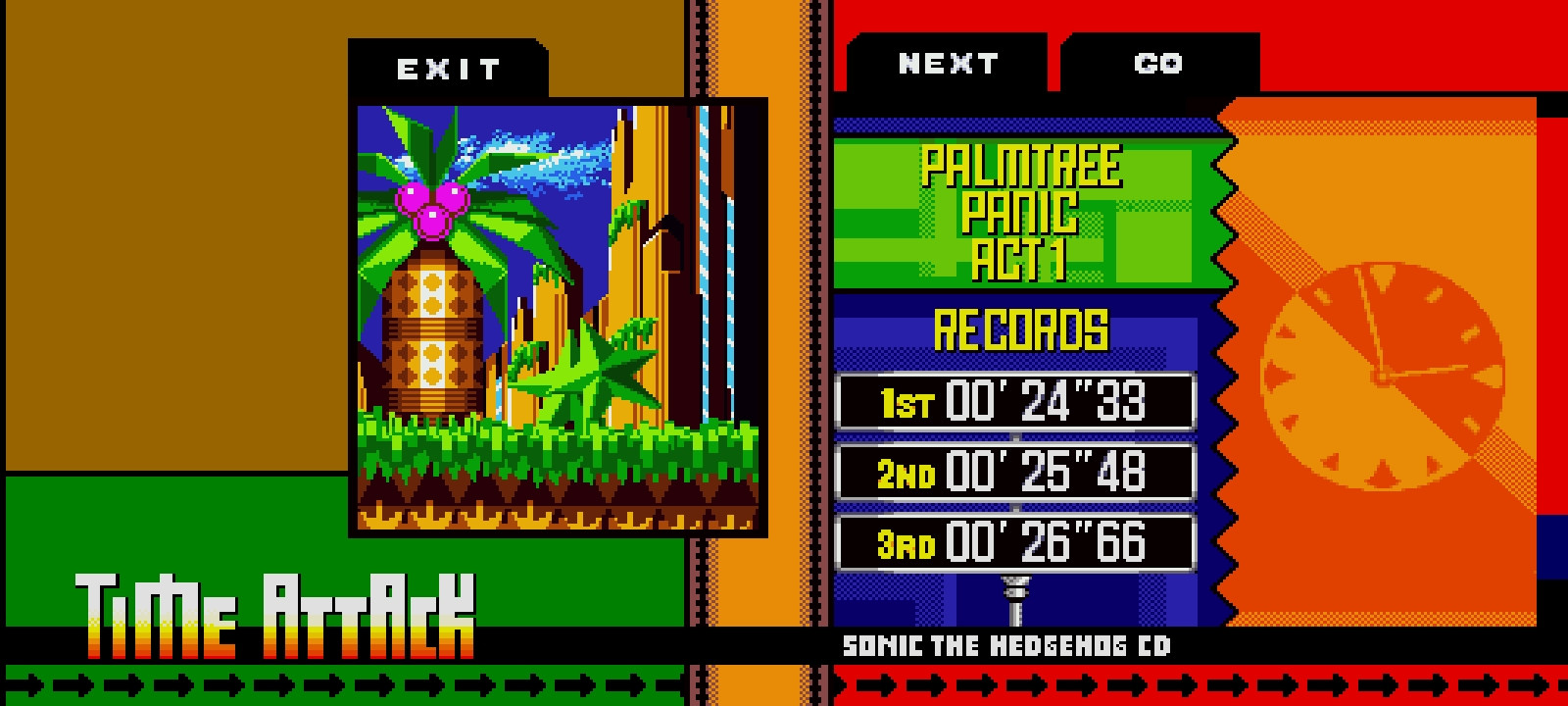 Menu rework for Sonic CD Mod for Sonic CD (2011) | SCD Mods