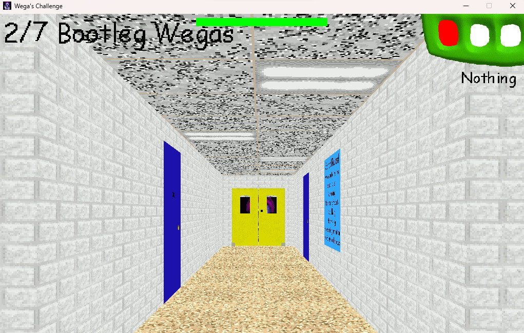 wega's challenge Mod for Baldi's Basics | Baldi Mods