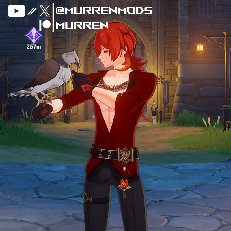 Actually 'more buff' Diluc Mod for Genshin Impact | GI Mods