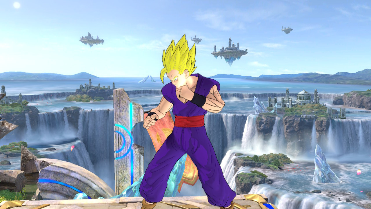 Gohan Collar Fix (+ SSJ Bonus Skin) Mod for Super Smash Bros. Ultimate | SSBU Mods