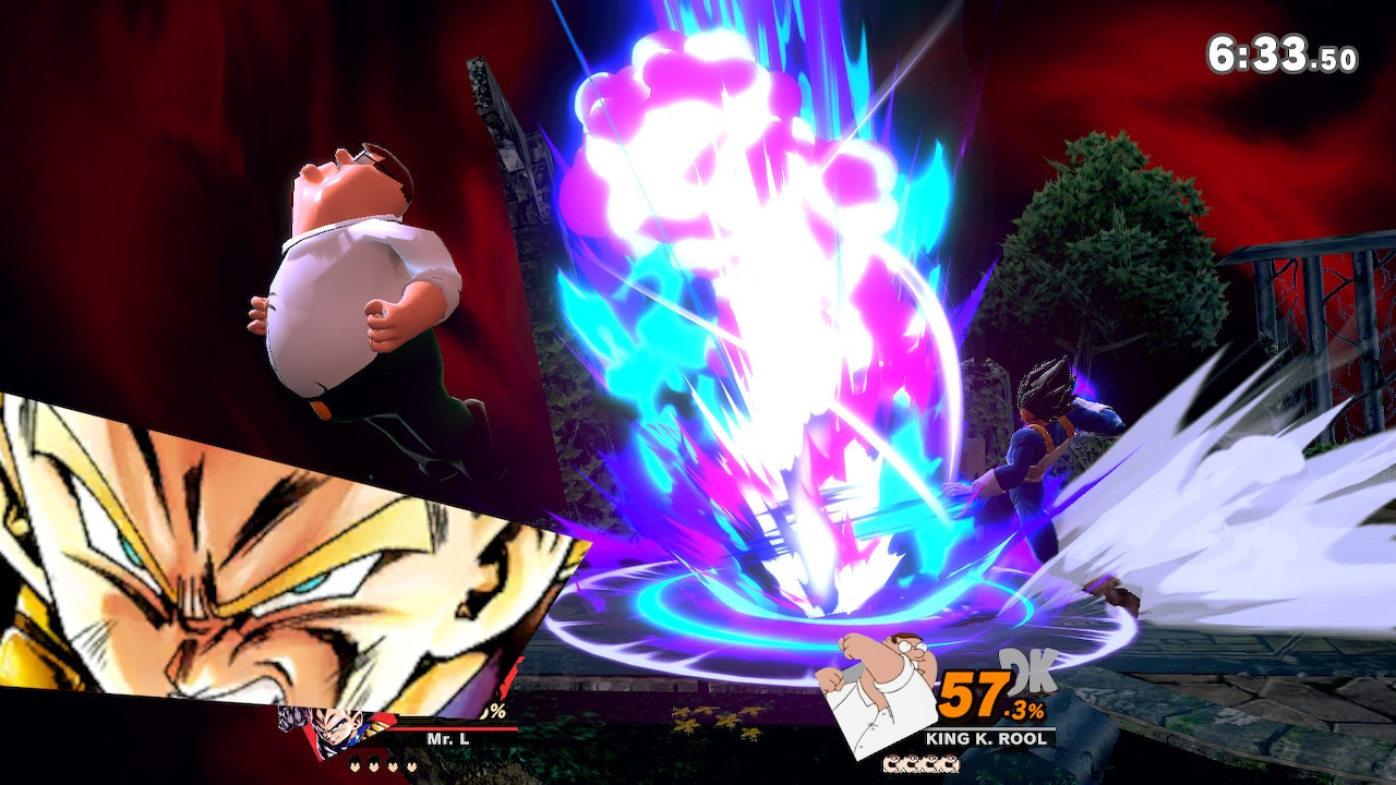 Vegeta UI over Terry (Dragon Ball Legends) Mod for Super Smash Bros ...