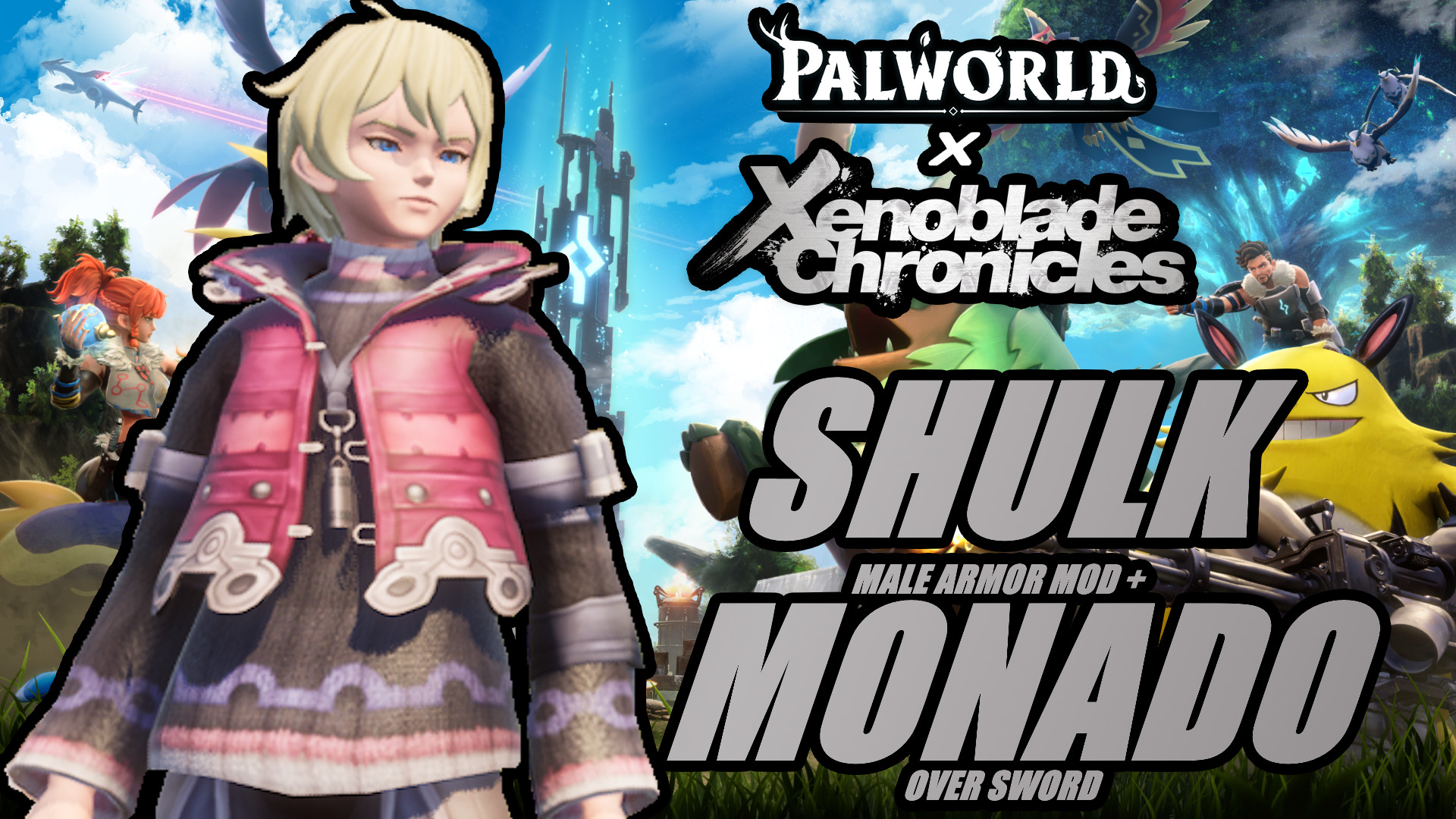 Shulk Armor For Males + Monado over Sword Mod for Palworld | PAL Mods