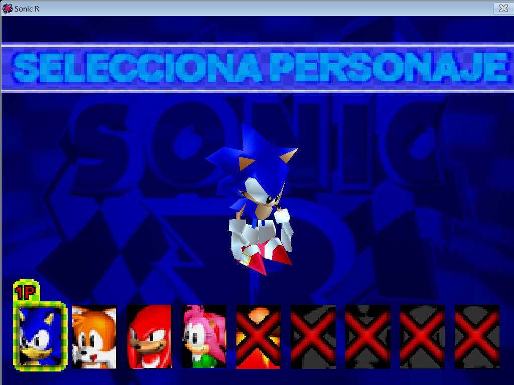 Sonic Jam artwork low poly recreation Mod for Sonic R | SR Mods