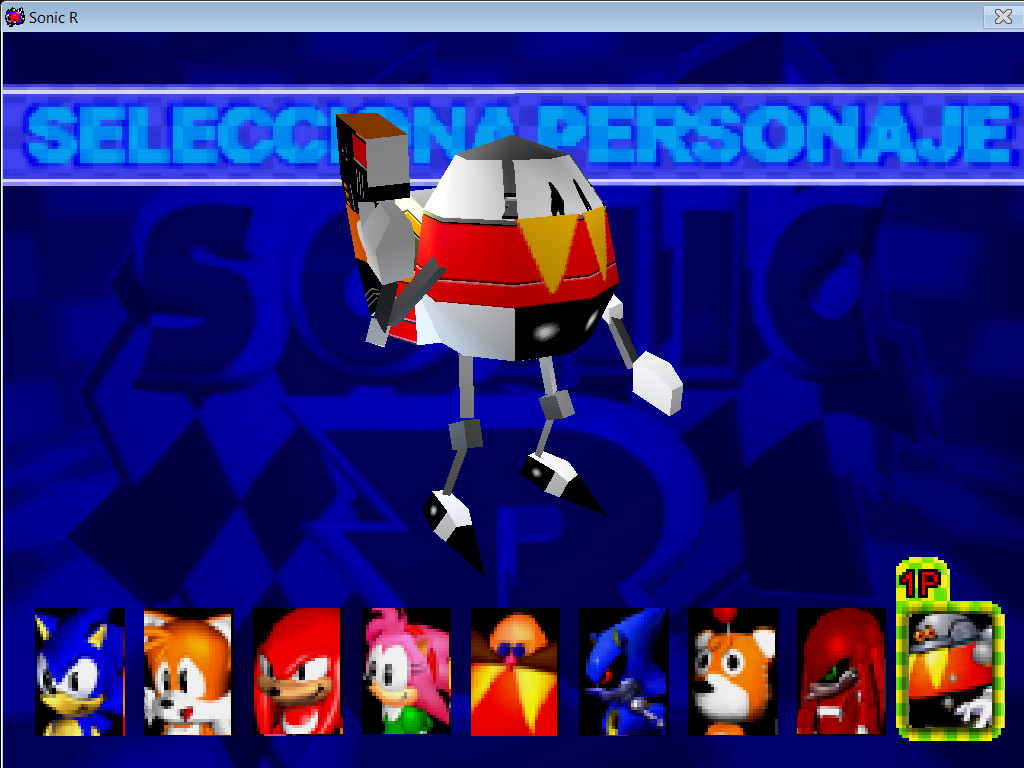 Sonic Jam artwork low poly recreation Mod for Sonic R | SR Mods
