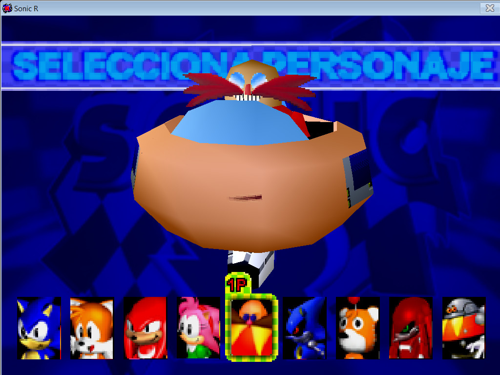 Sonic Jam artwork low poly recreation Mod for Sonic R | SR Mods