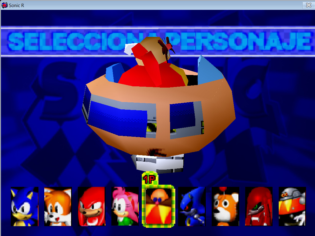 Sonic Jam artwork low poly recreation Mod for Sonic R | SR Mods
