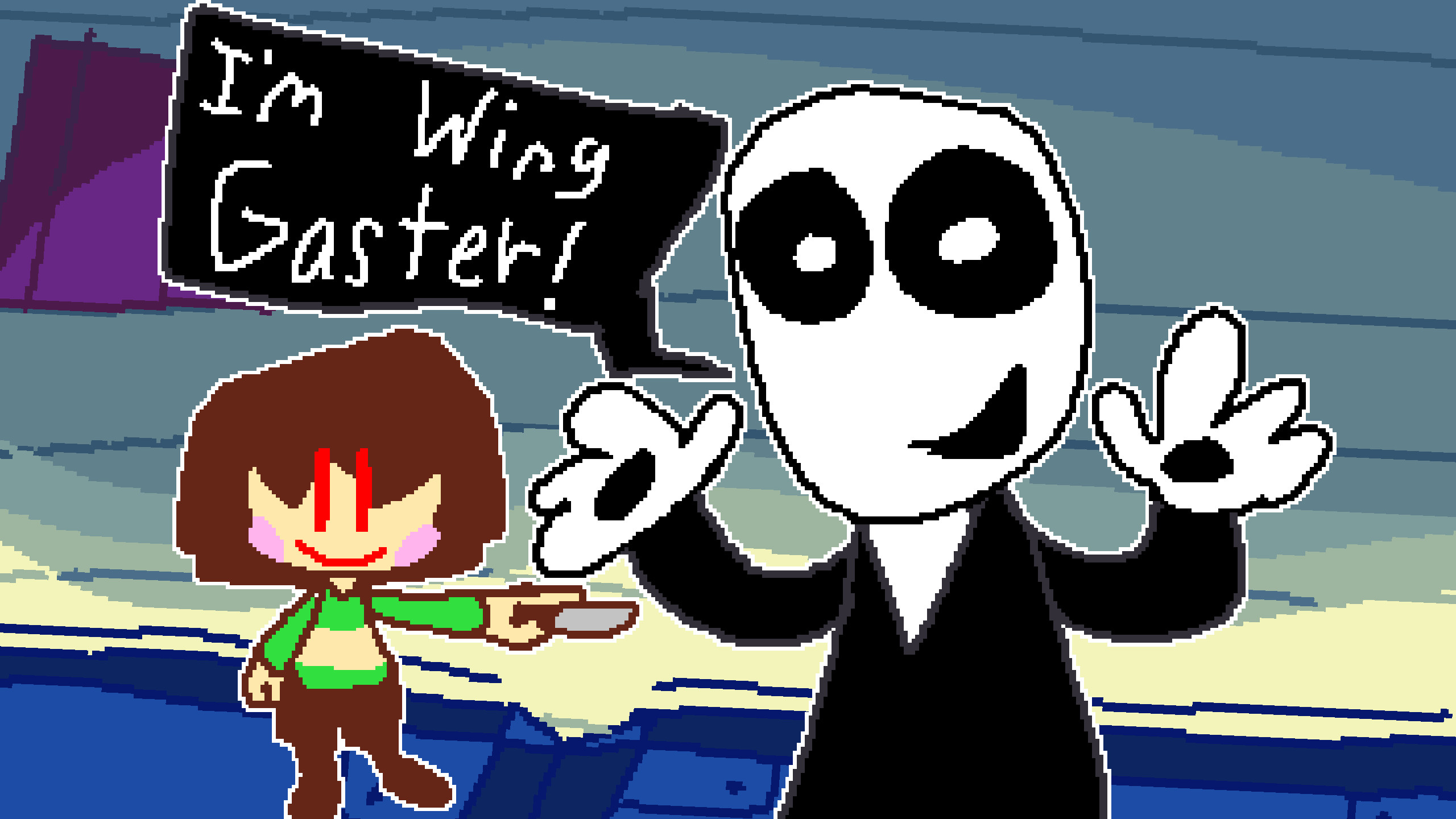 Scienticide - Wing Gaster FNF Song Mod for Friday Night Funkin' | FNF Mods