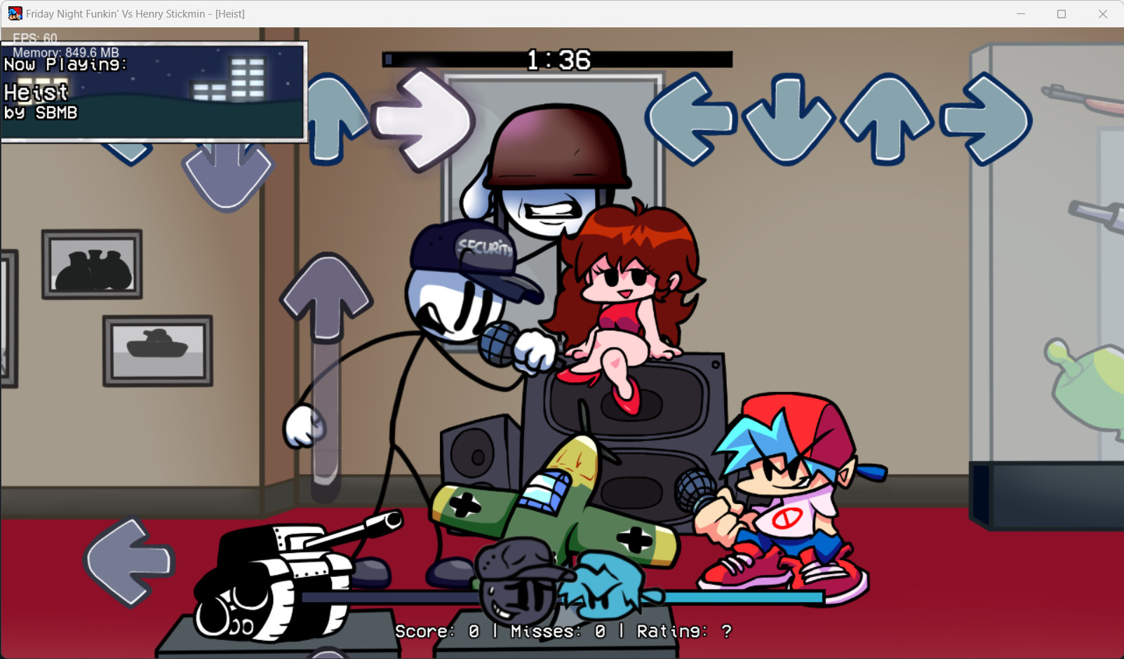 Vs. Henry Stickmin V4 Part 1 (PE/Mod Folder Port) Mod for Friday Night Funkin' | FNF Mods