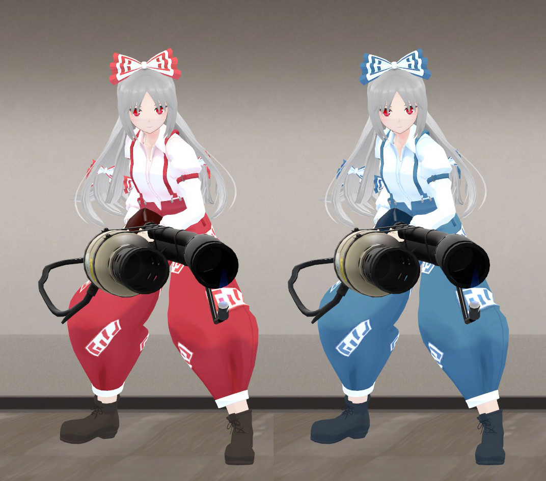 Fujiwara no Mokou Mod for Team Fortress 2 | TF2 Mods