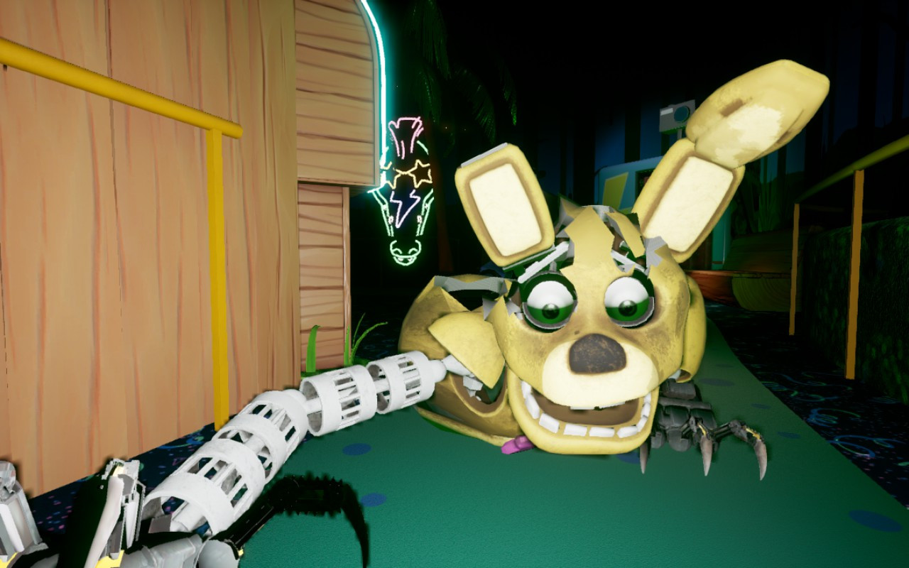 HW Springbonnie over Monty Mod for Five Nights at Freddy's Security ...