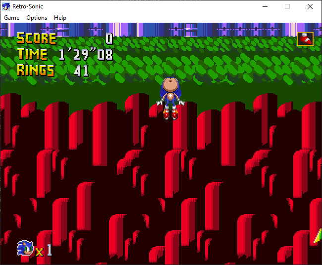 Modern Sonic in Retro Sonic Mod for Retro-Sonic | RSonic Mods