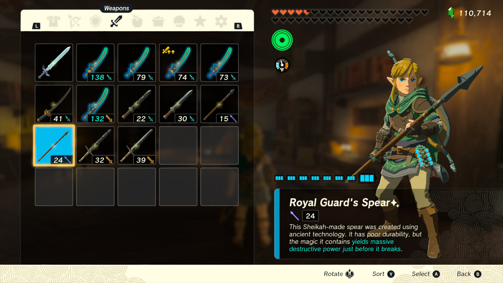 Royal Guard Weapon Set as Traveller Set Mod for The Legend of Zelda ...