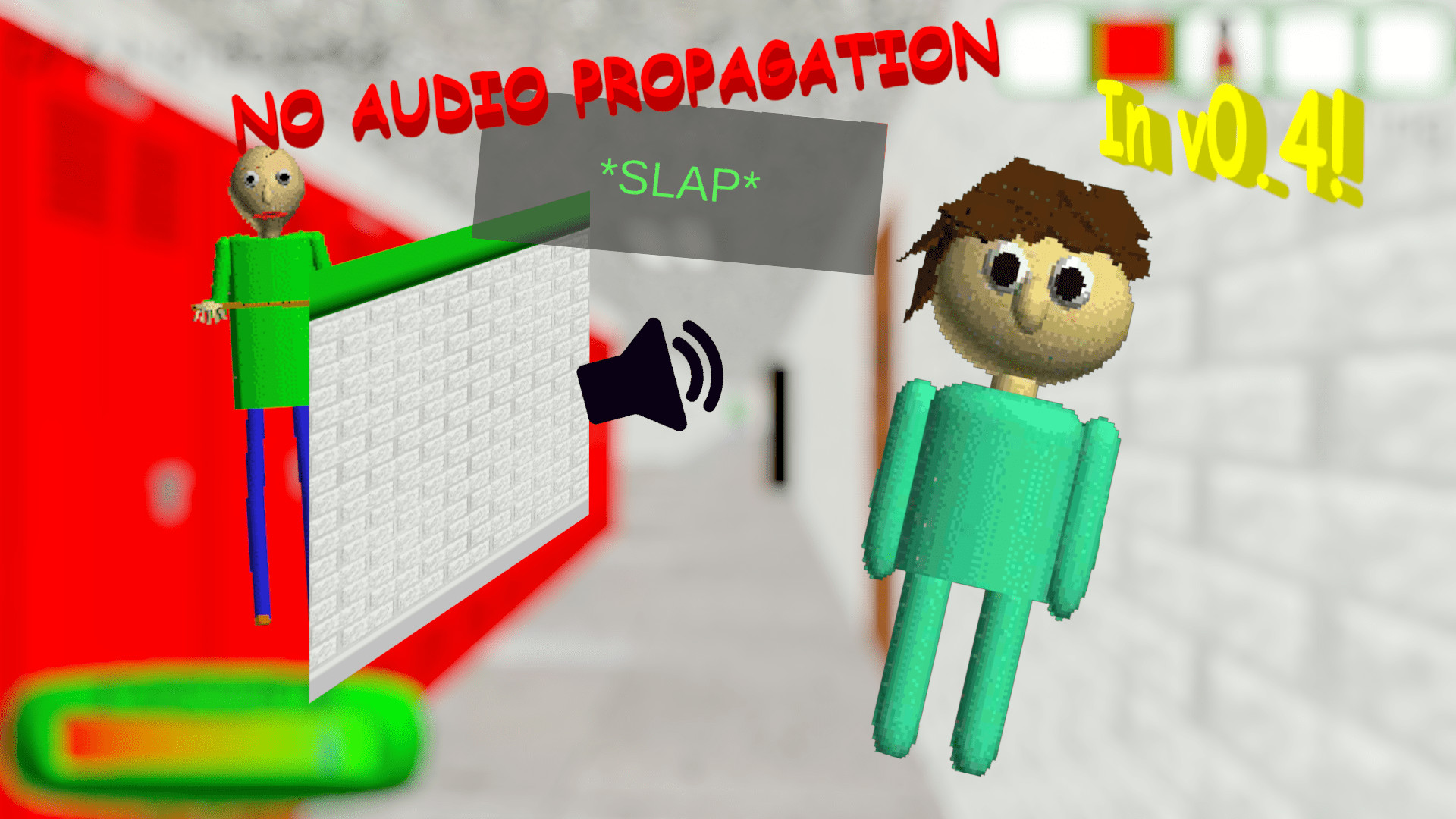 (0.13.x) BB+ Audio Propagation Removal Mod for Baldi's Basics | Baldi Mods