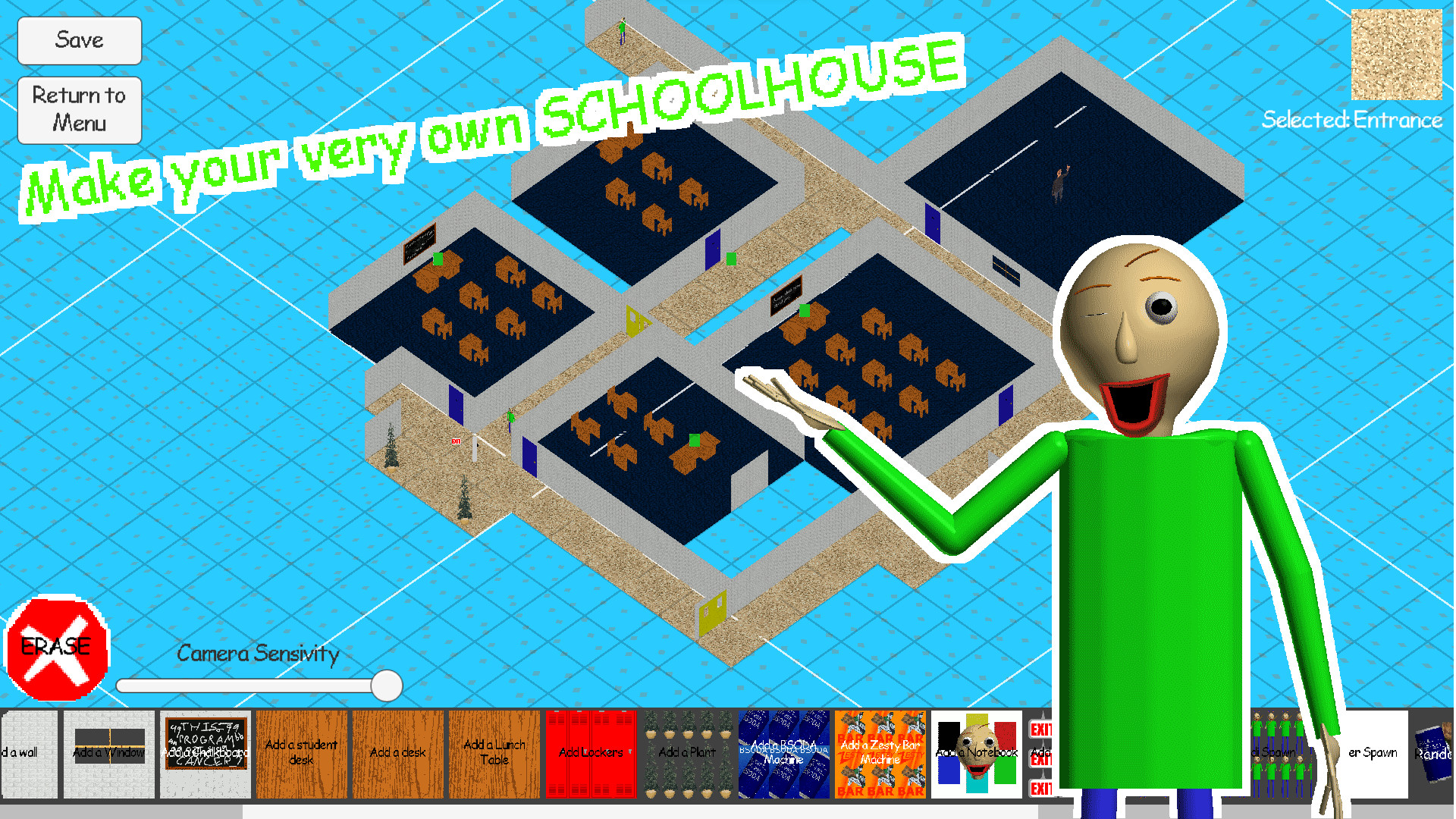 Baldi's Basics Infinite Hall Architect Mod for Baldi's Basics | Baldi Mods