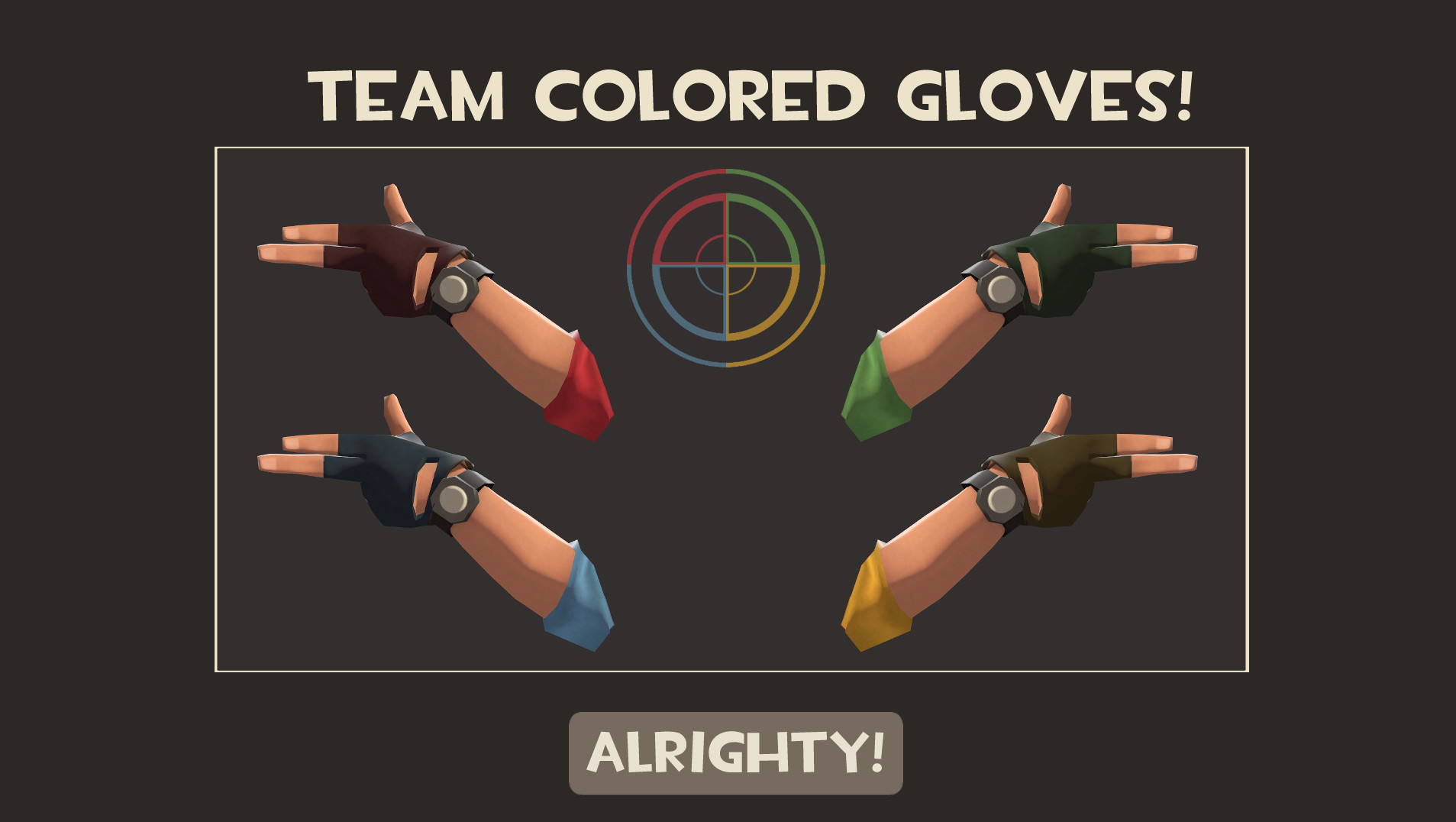 Team Color Sniper Gloves Mod for Team Fortress 2 Classified ...