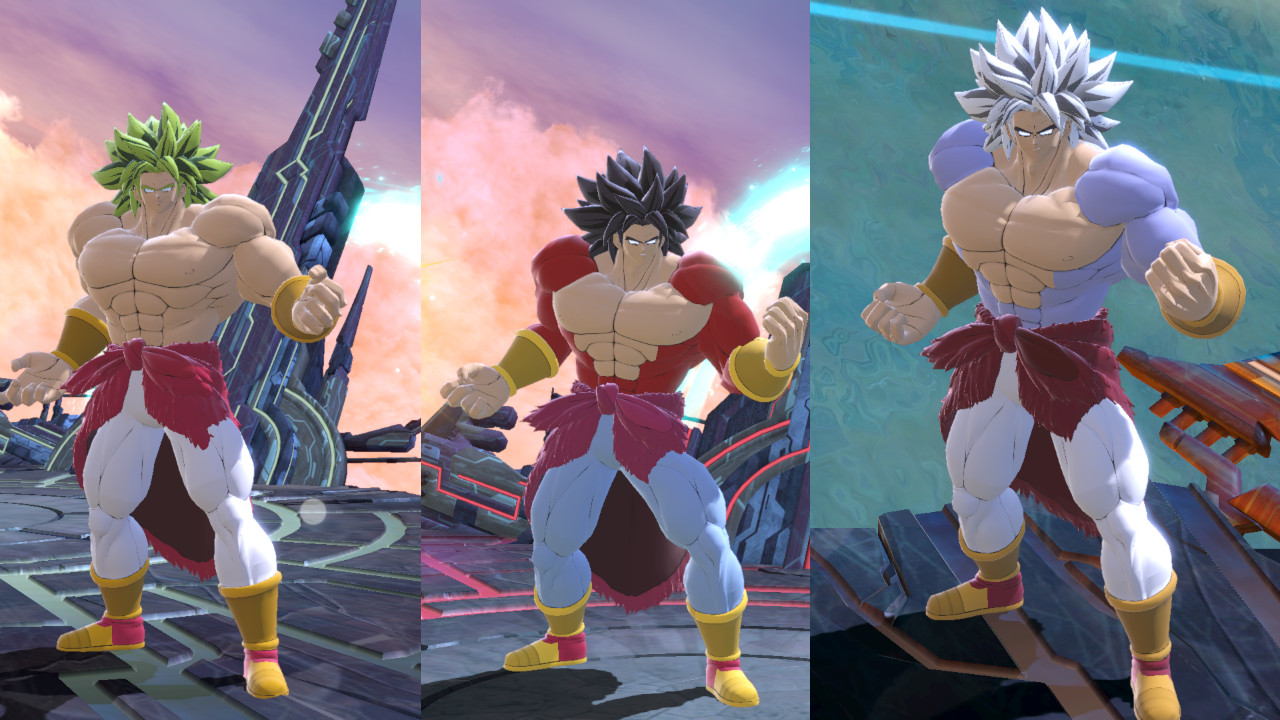 Dragon Ball Z | Broly Skin Recolours+ Mod for Super Smash Bros ...