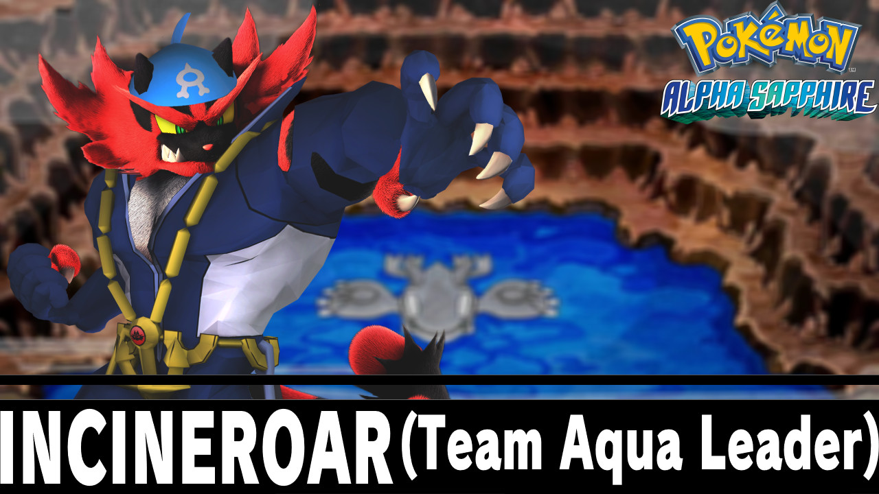 Incineroar (Team Aqua Leader) Mod for Super Smash Bros. Ultimate | SSBU ...
