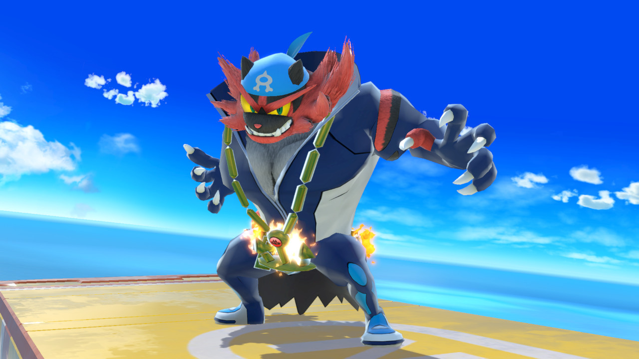 Incineroar (Team Aqua Leader) Mod for Super Smash Bros. Ultimate | SSBU ...