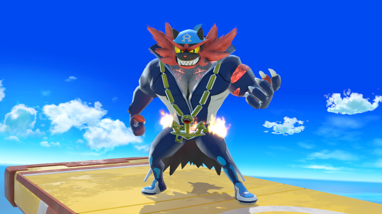 Incineroar (Team Aqua Leader) Mod for Super Smash Bros. Ultimate | SSBU ...