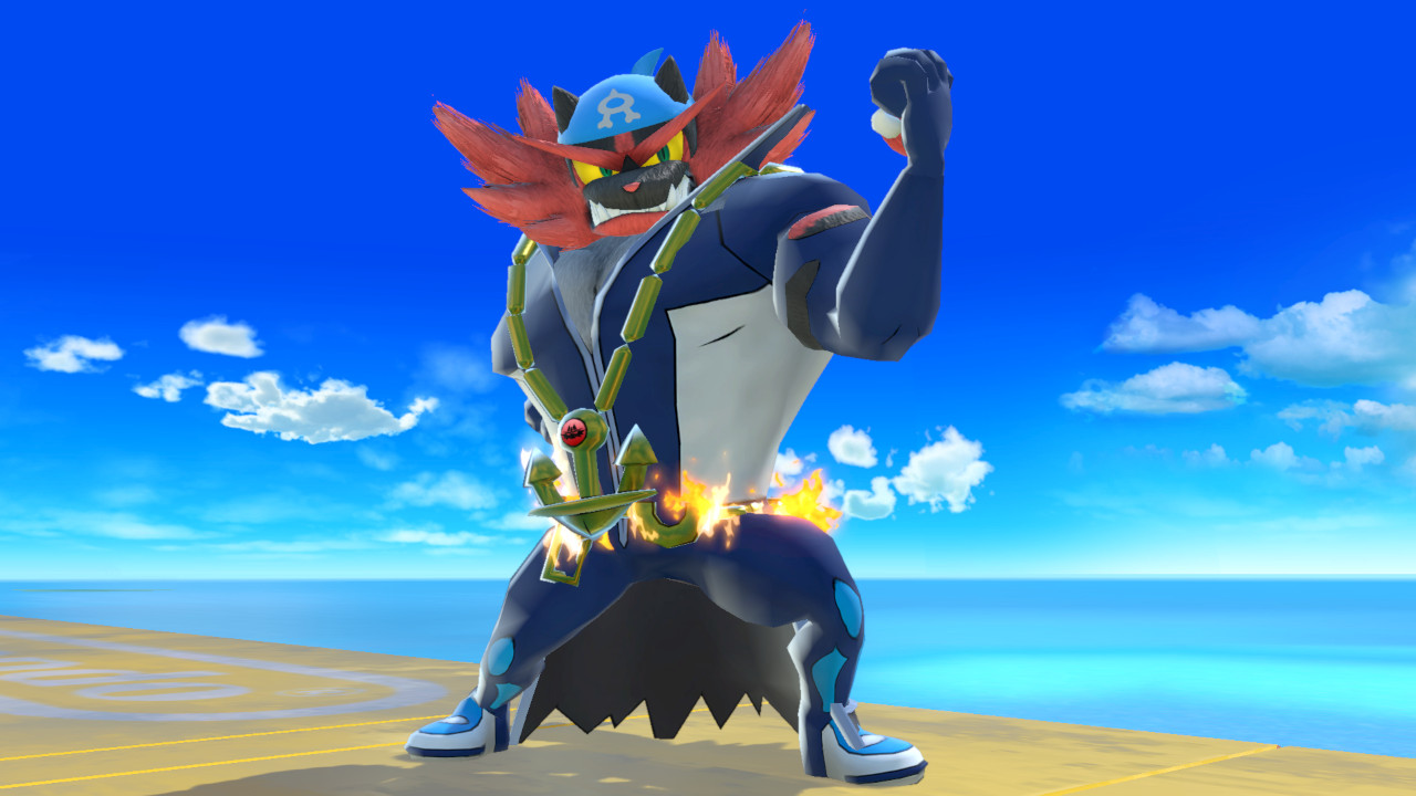 Incineroar (Team Aqua Leader) Mod for Super Smash Bros. Ultimate | SSBU ...