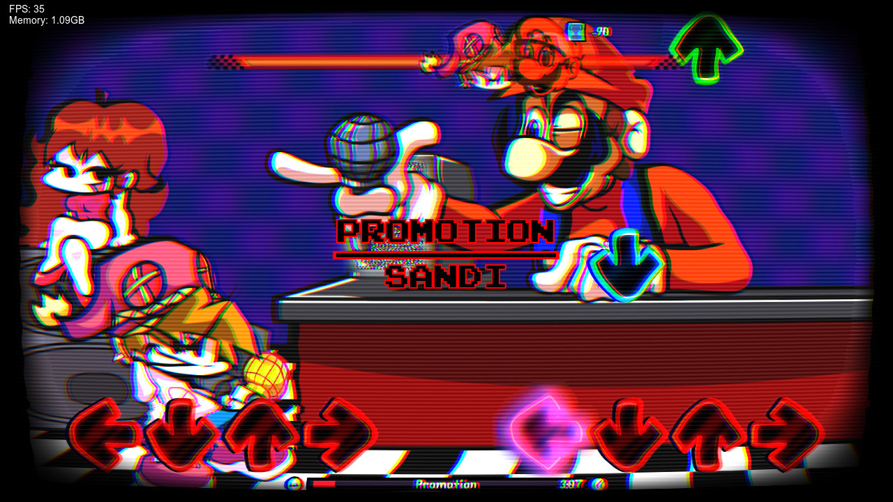 Promotion but Steve@4517 sing it! Mod for Friday Night Funkin' | FNF Mods