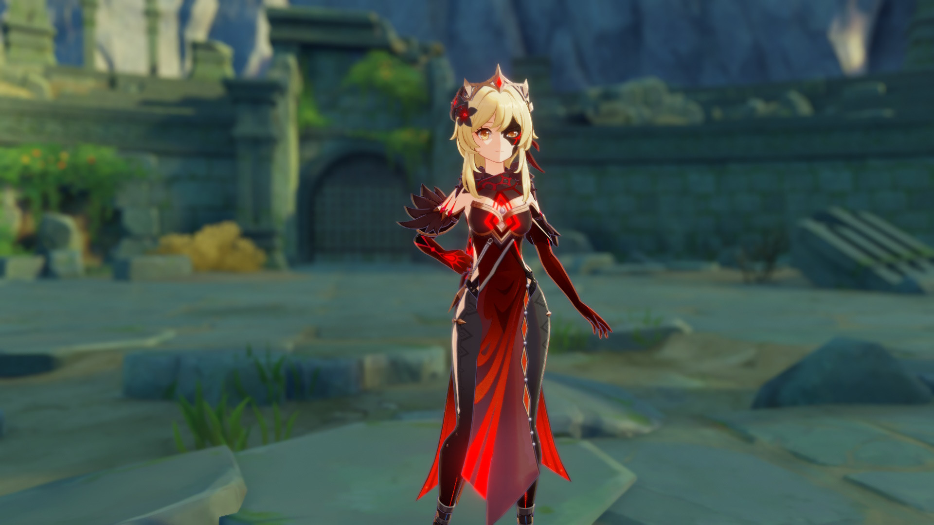 Crimson Abyss Lumine Mod for Genshin Impact | GI Mods