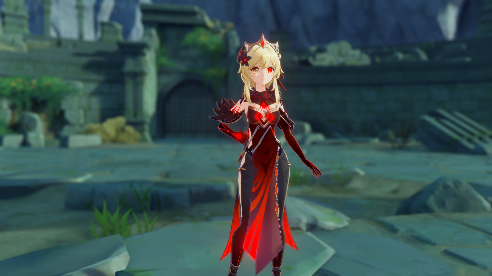 Crimson Abyss Lumine Mod for Genshin Impact | GI Mods