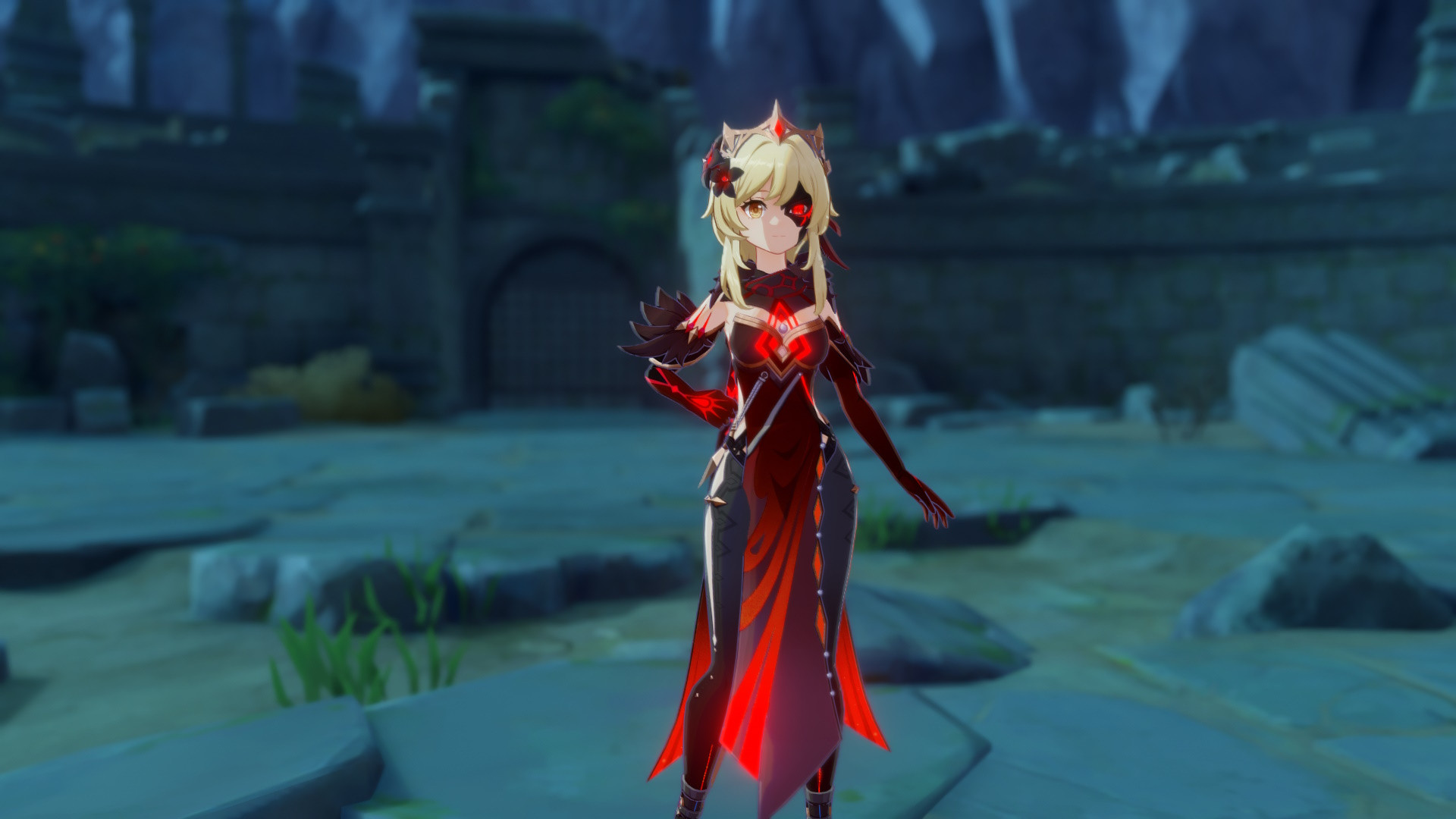 Crimson Abyss Lumine Mod for Genshin Impact | GI Mods