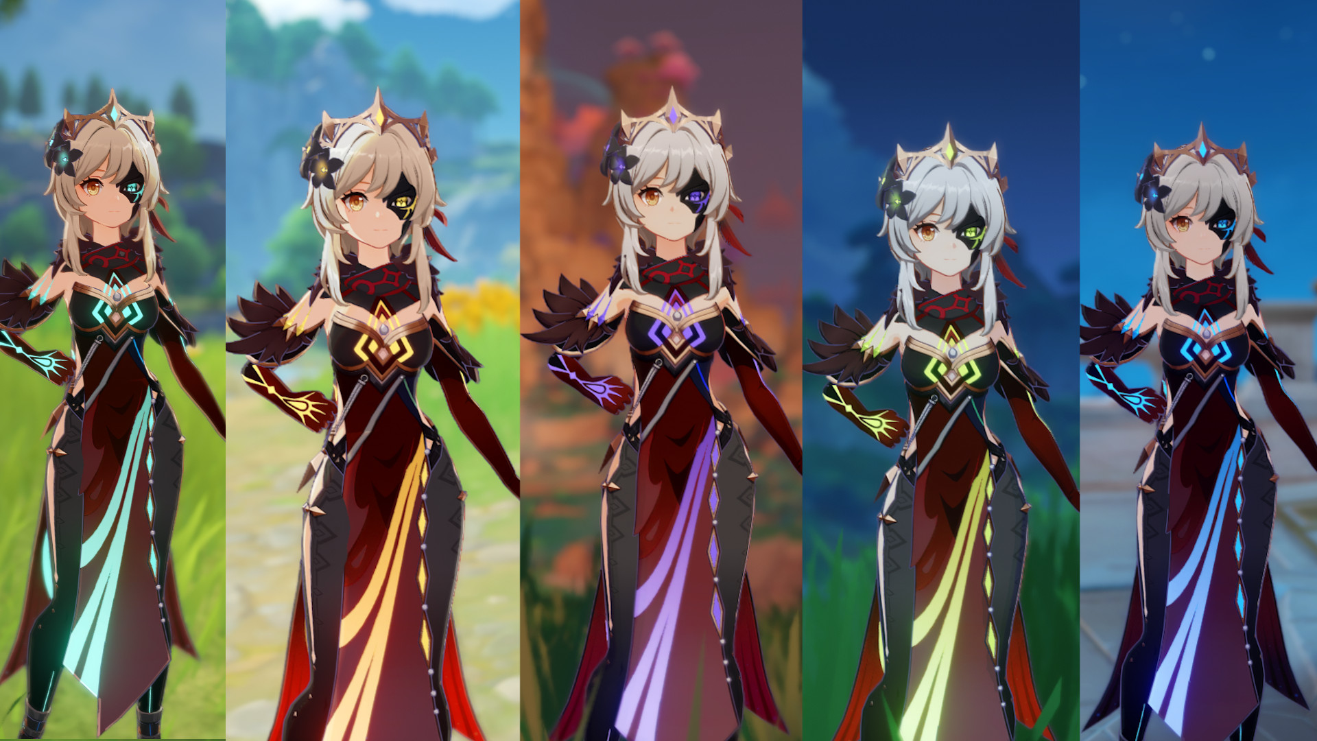 Crimson Abyss Lumine Mod for Genshin Impact | GI Mods