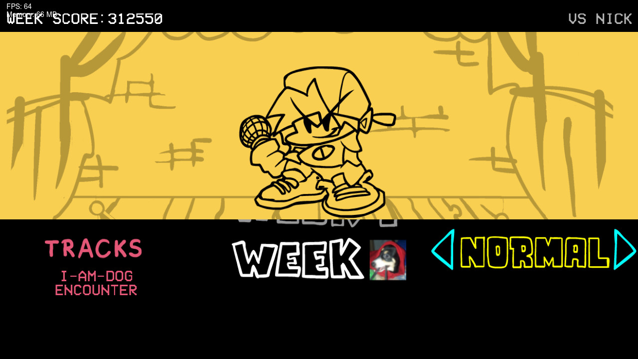 FNF V.S NICK THE DOG Mod for Friday Night Funkin' | FNF Mods