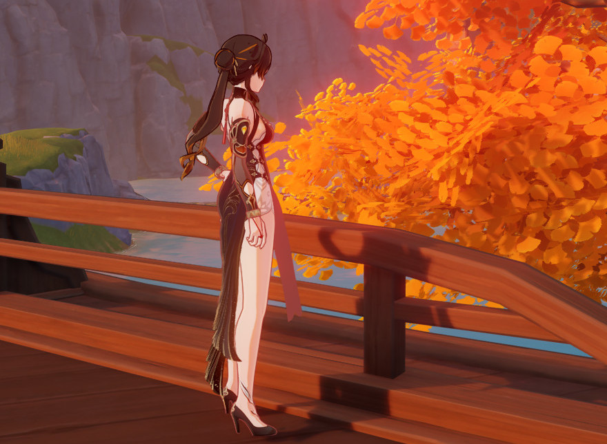 Genderbent Zhongli Mod for Genshin Impact | GI Mods