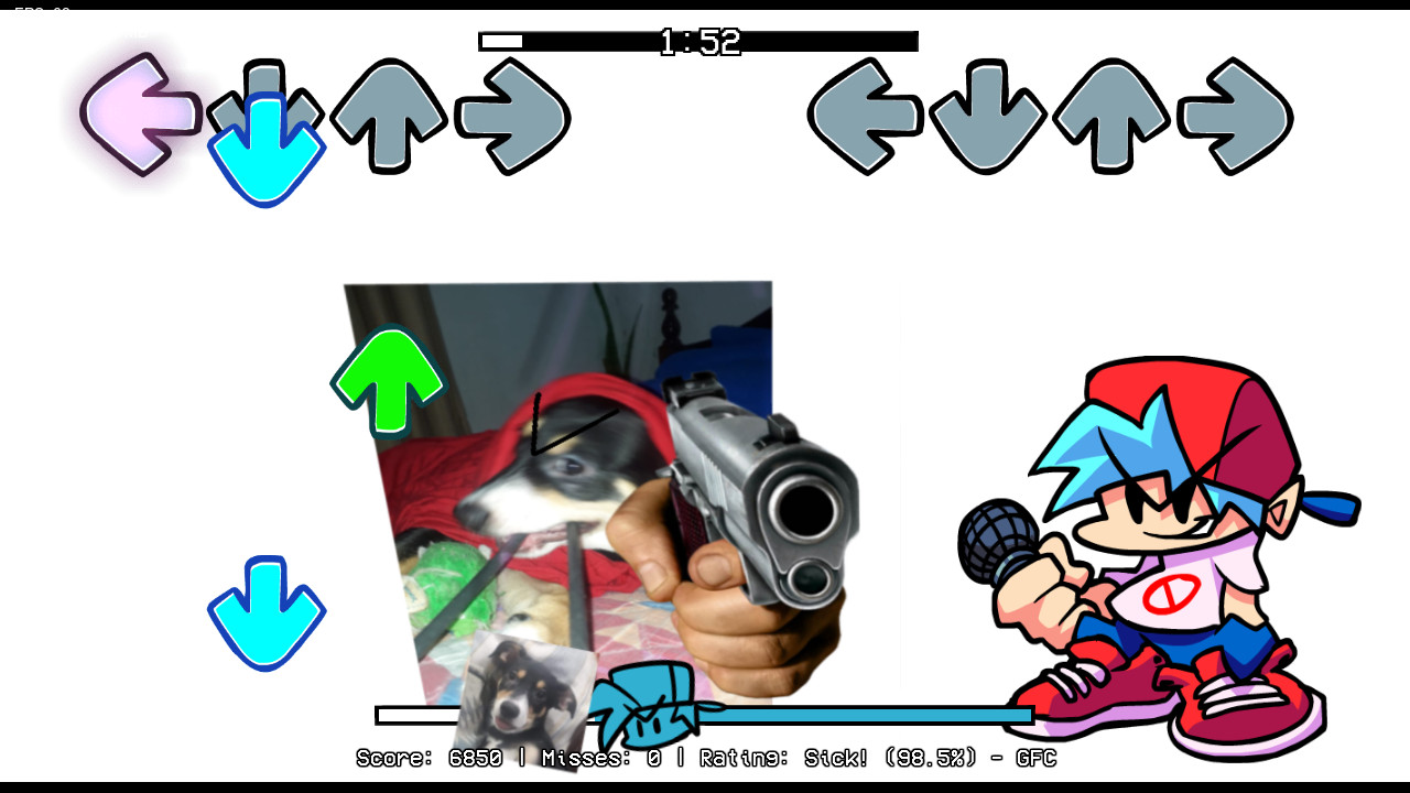 FNF V.S NICK THE DOG Mod for Friday Night Funkin' | FNF Mods