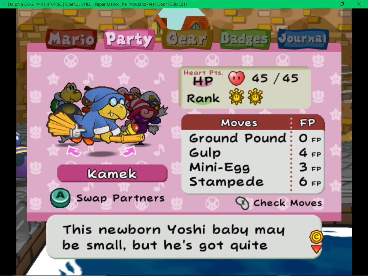 Partner Mods: Kamek over pink Yoshi Mod for Paper Mario: The Thousand ...