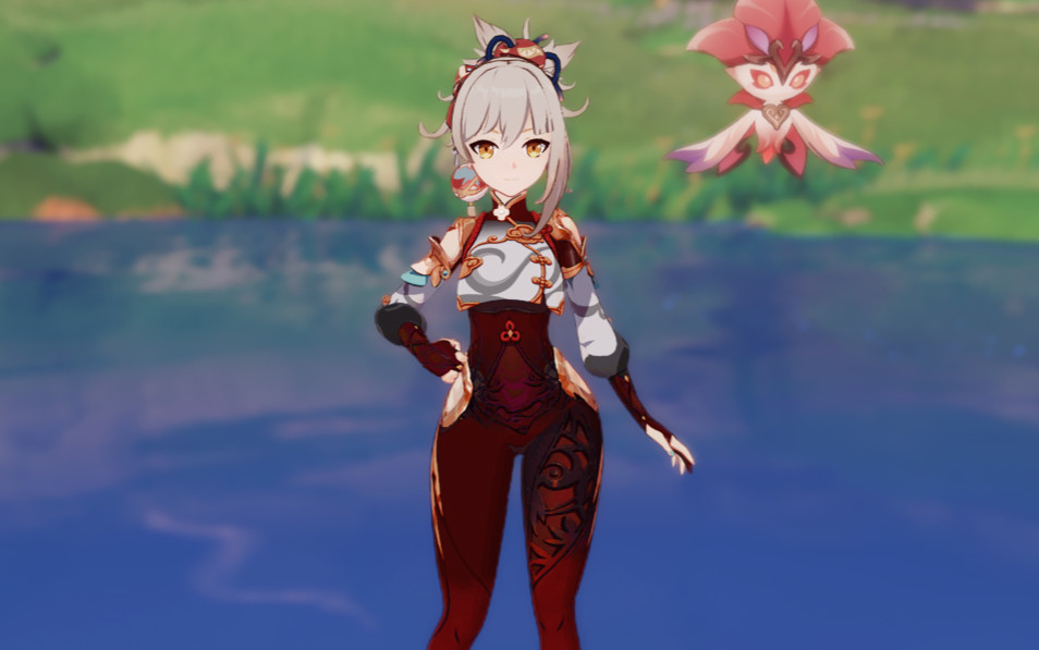 Yoimiya Shenhe Outfit Mod for Genshin Impact | GI Mods