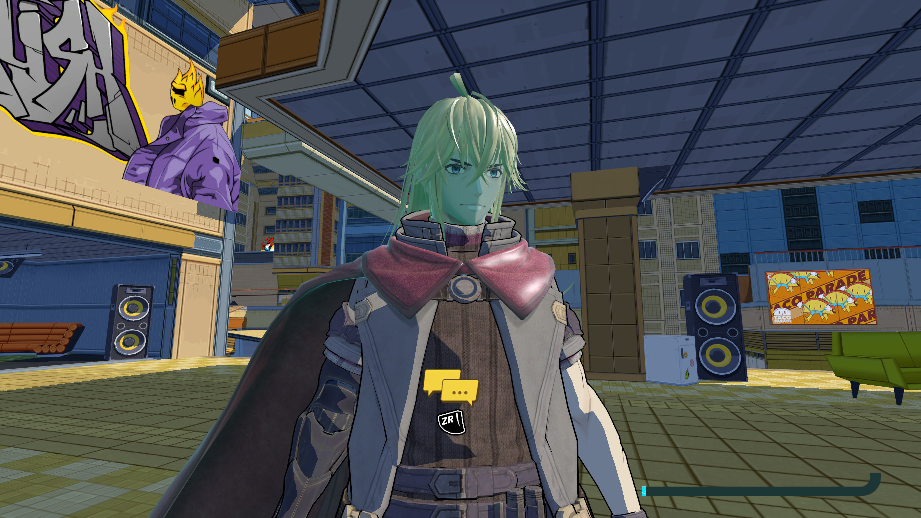 Shulk (Xenoblade) (Crew Boom) Mod for Bomb Rush Cyberfunk | BRC Mods