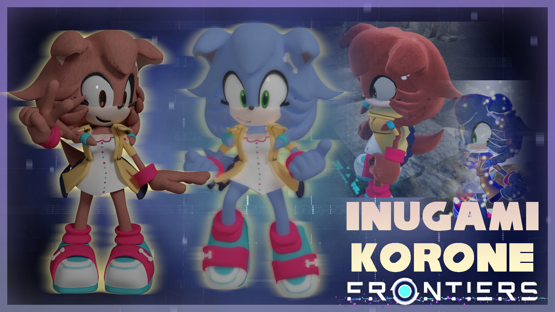 Inugami Korone Mod for Sonic Frontiers | Frontiers Mods