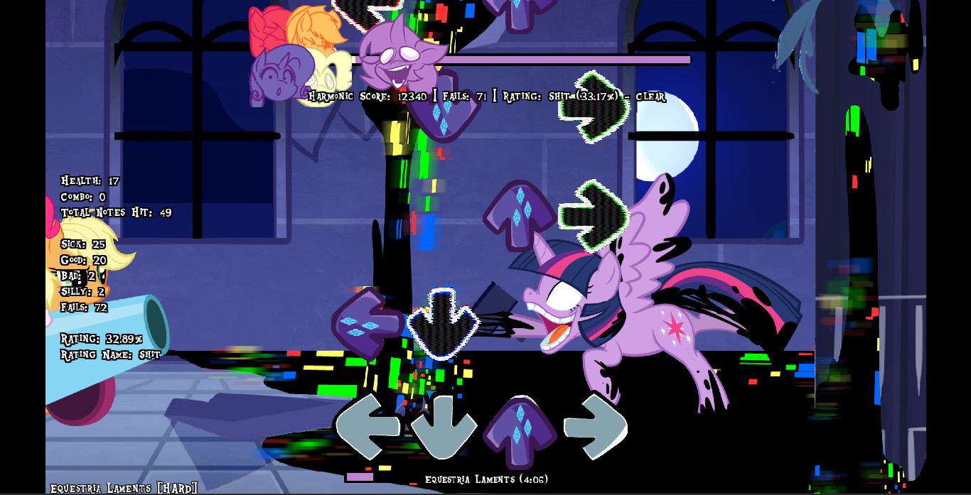 Darkness Is Magic Vip WITH GLITCH NOTES Mod for Friday Night Funkin ...