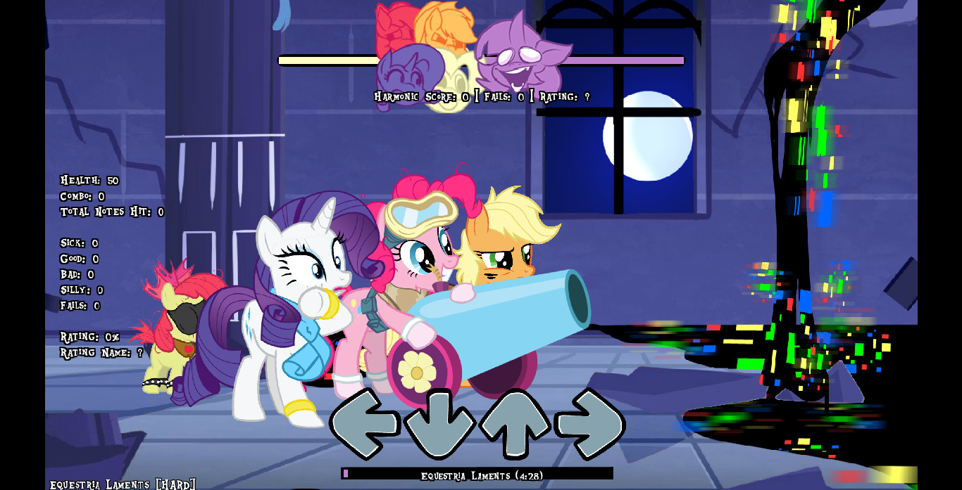 Darkness Is Magic Vip WITH GLITCH NOTES Mod for Friday Night Funkin ...