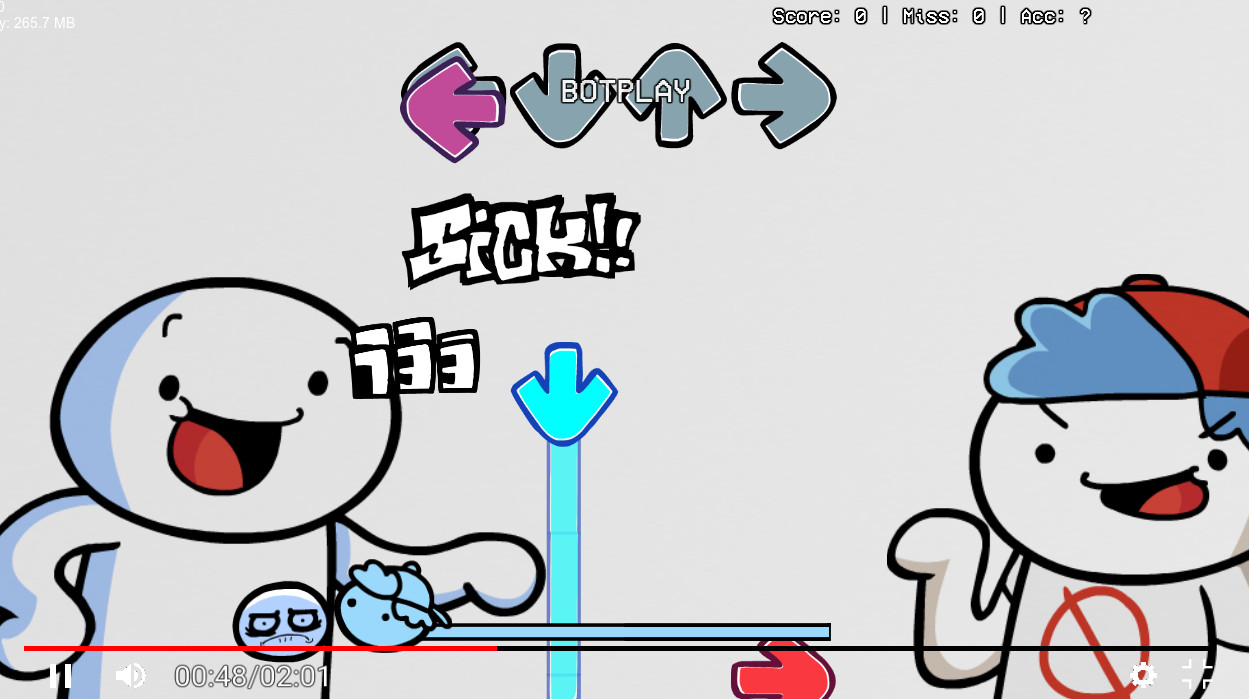 An fnf odd1sout oneshot Mod for Friday Night Funkin' | FNF Mods
